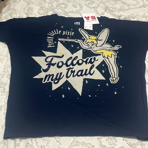 Uniqlo | Tops | Disney Uniqlo Tinker Bell Top | Poshmark